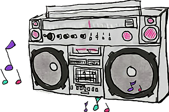 Objects Boomboxes Radio From The 80s Png Image With