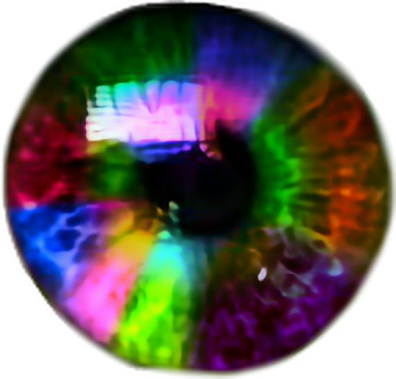 Transparent Tumblr Rainbow Eyes
